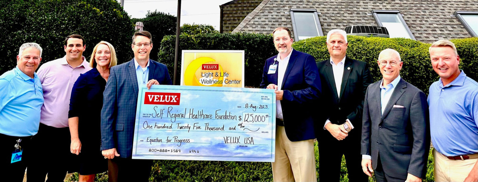 Velux Greenwood LLC Makes Lead Gift to Self Regional Healthcare ...