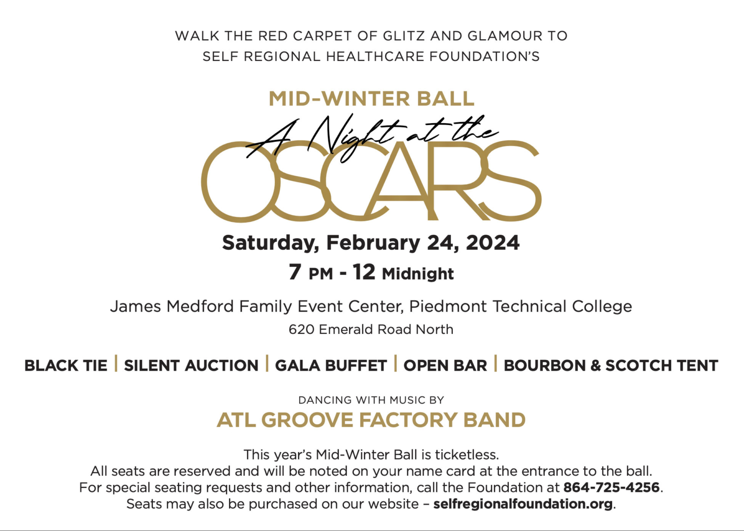 2024 Mid-Winter Ball – Self Regional Healthcare Foundation